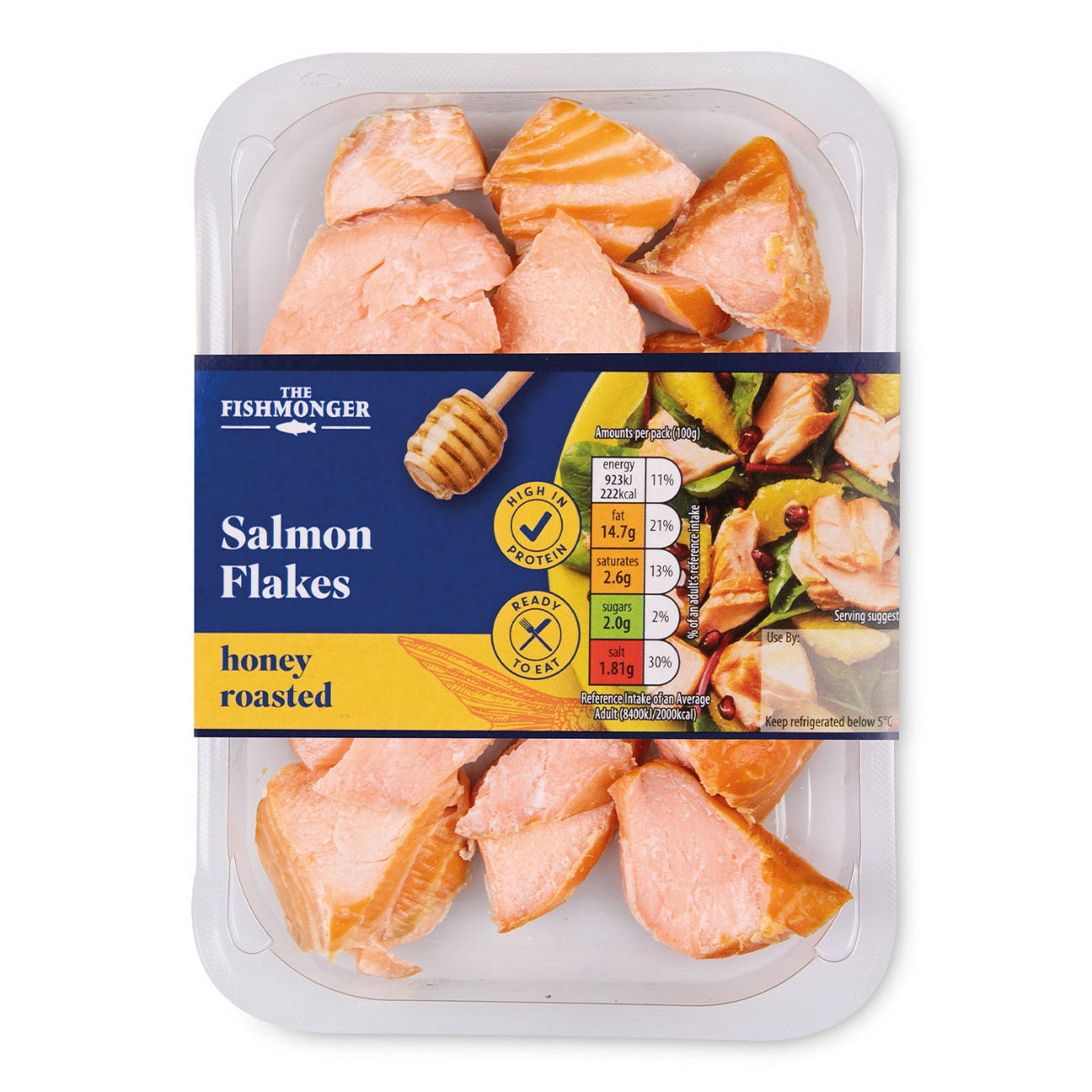 Hot Smoked Salmon Flakes with Honey Flavouring | ALDI UK