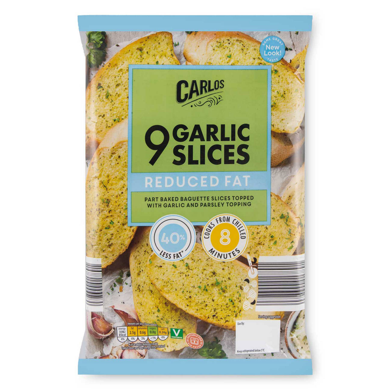 Reduced Fat Garlic Slices 9 Pack | ALDI UK