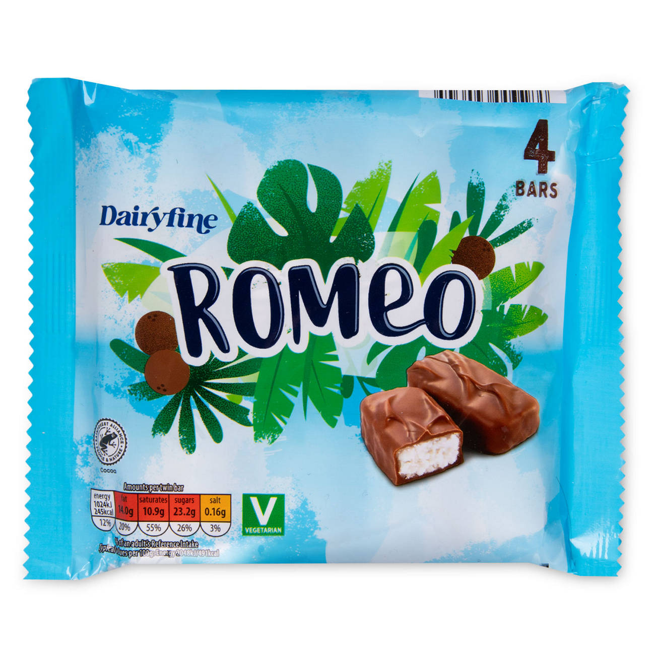 Romeo Chocolate Bars 4 Pack | ALDI UK