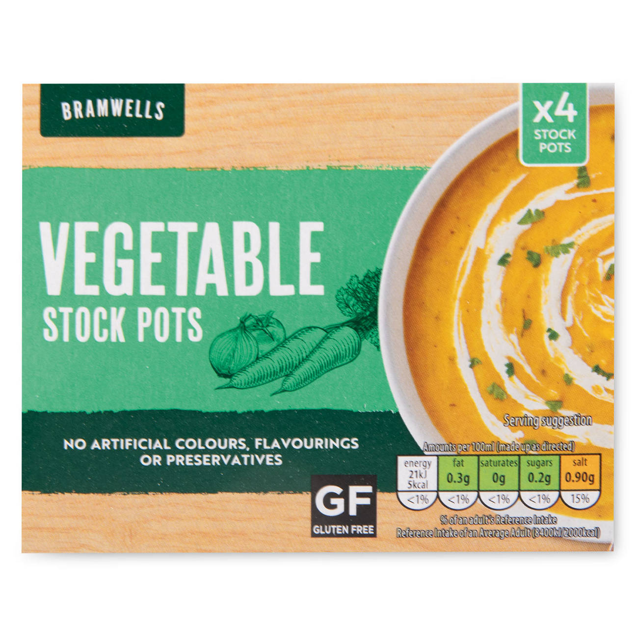 Vegetable Stock Pots 4 Pack | ALDI UK
