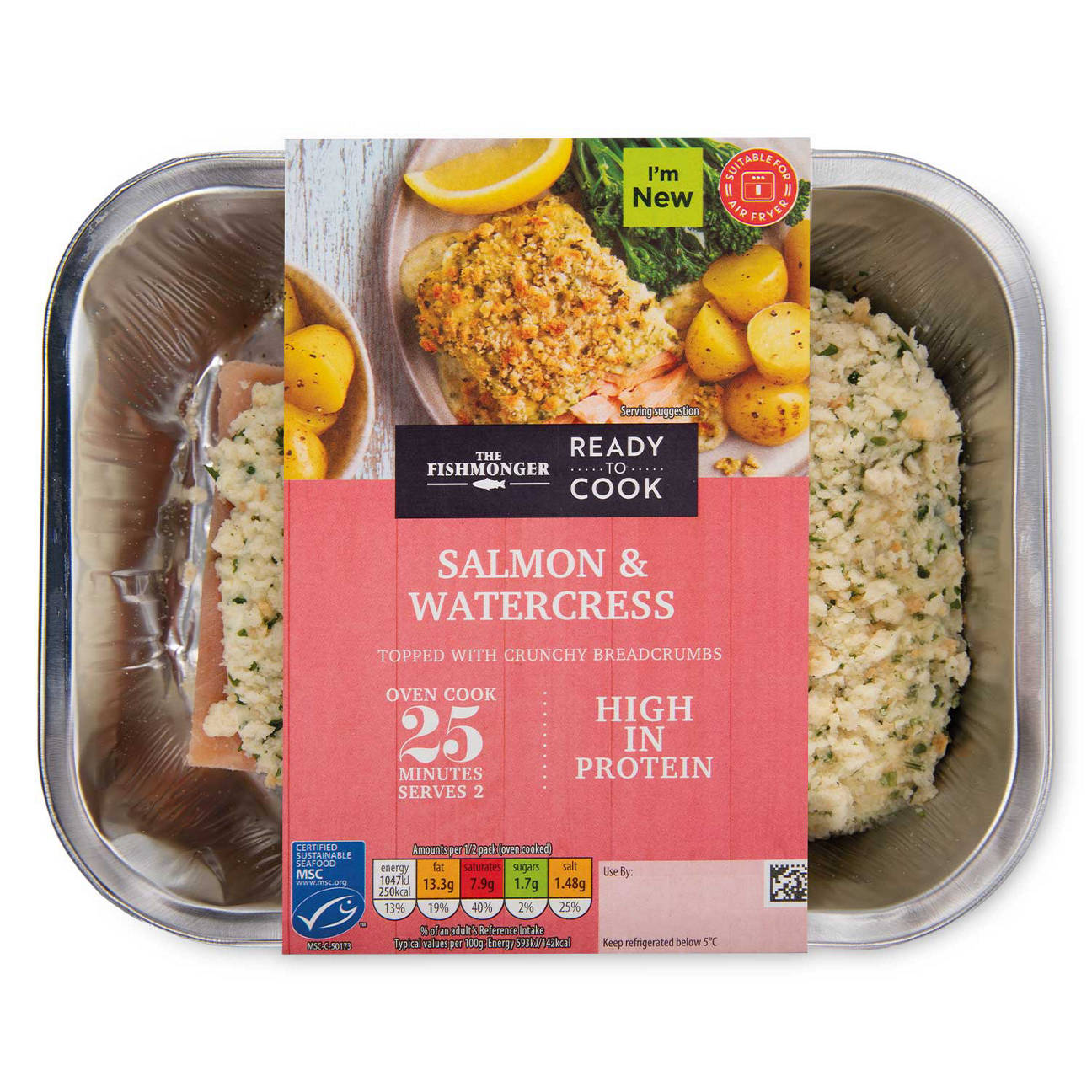 Salmon & Watercress Topped with Crunchy Breadcrumbs | ALDI UK