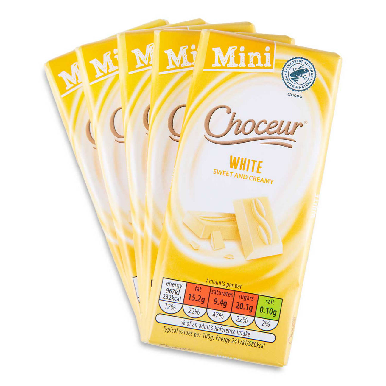 White Chocolate Mini Tablets 5 Pack | ALDI UK