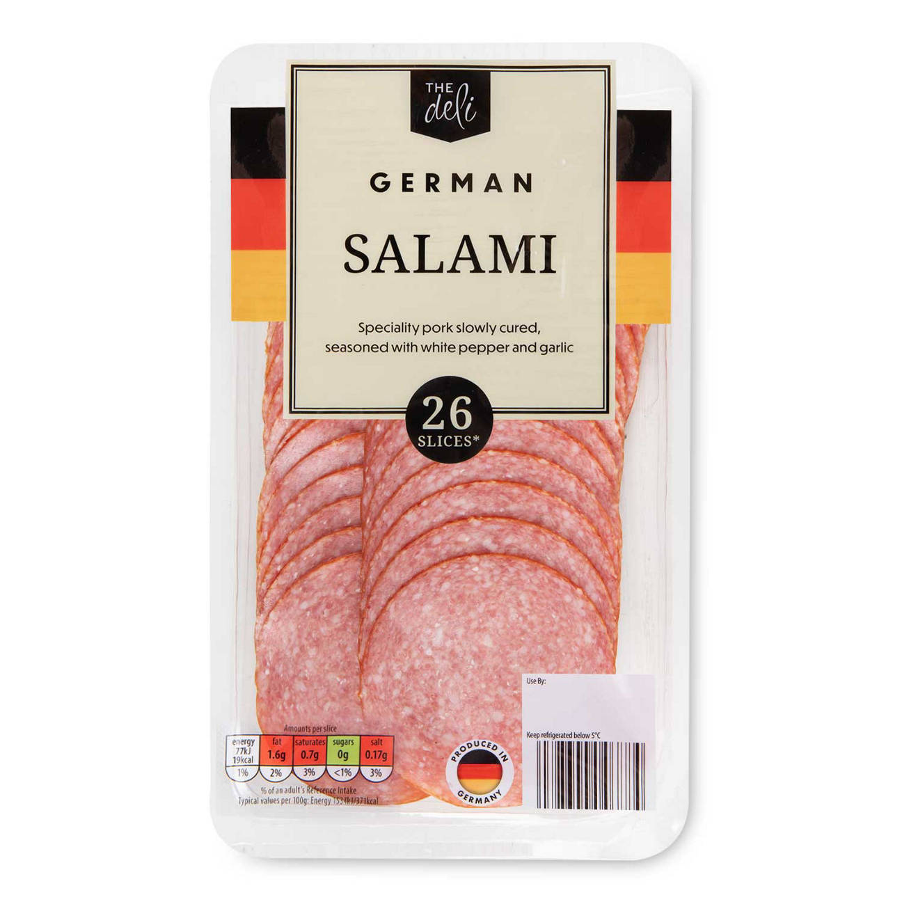 German Salami 26 Slices* | ALDI IE