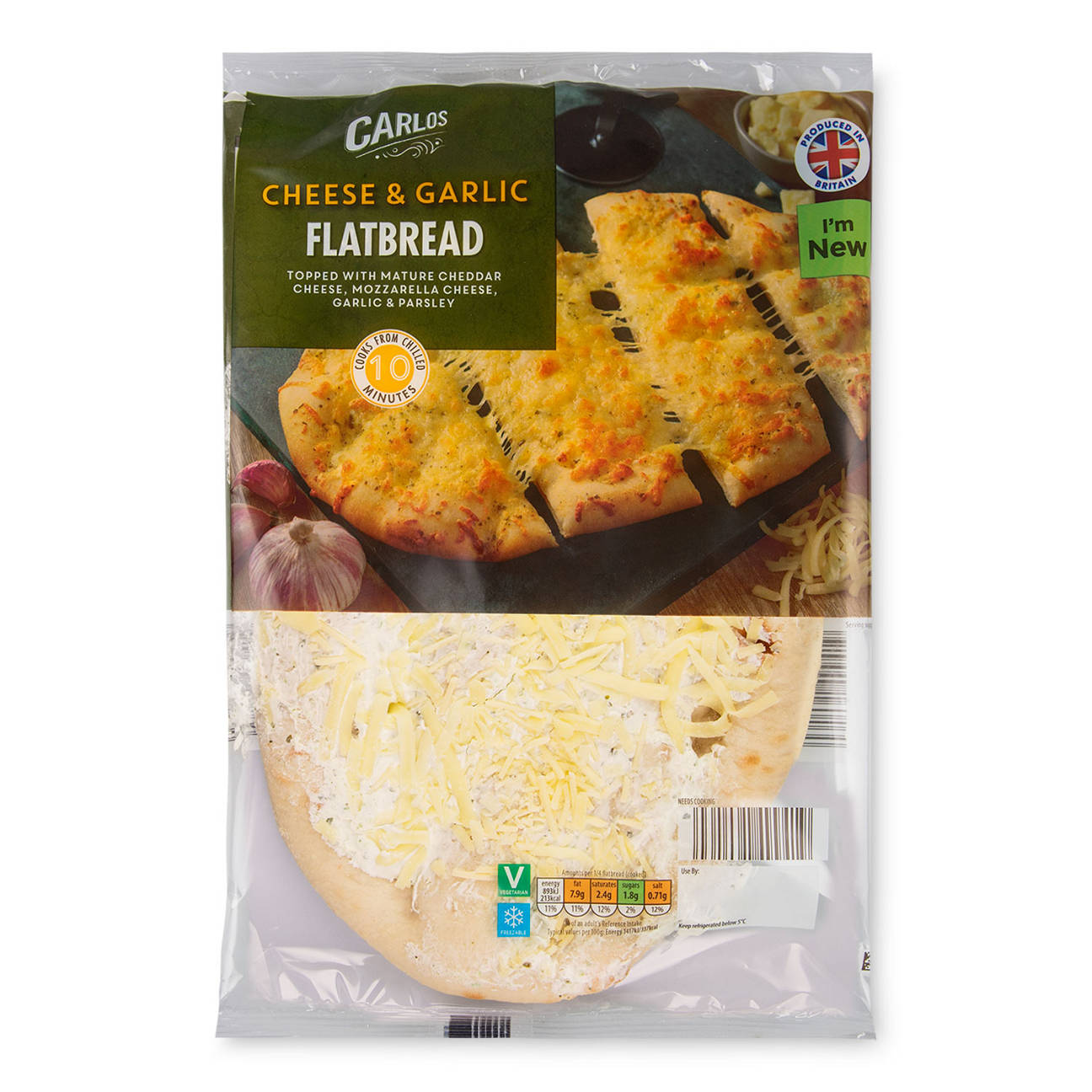 Cheese & Garlic Flatbread | ALDI UK