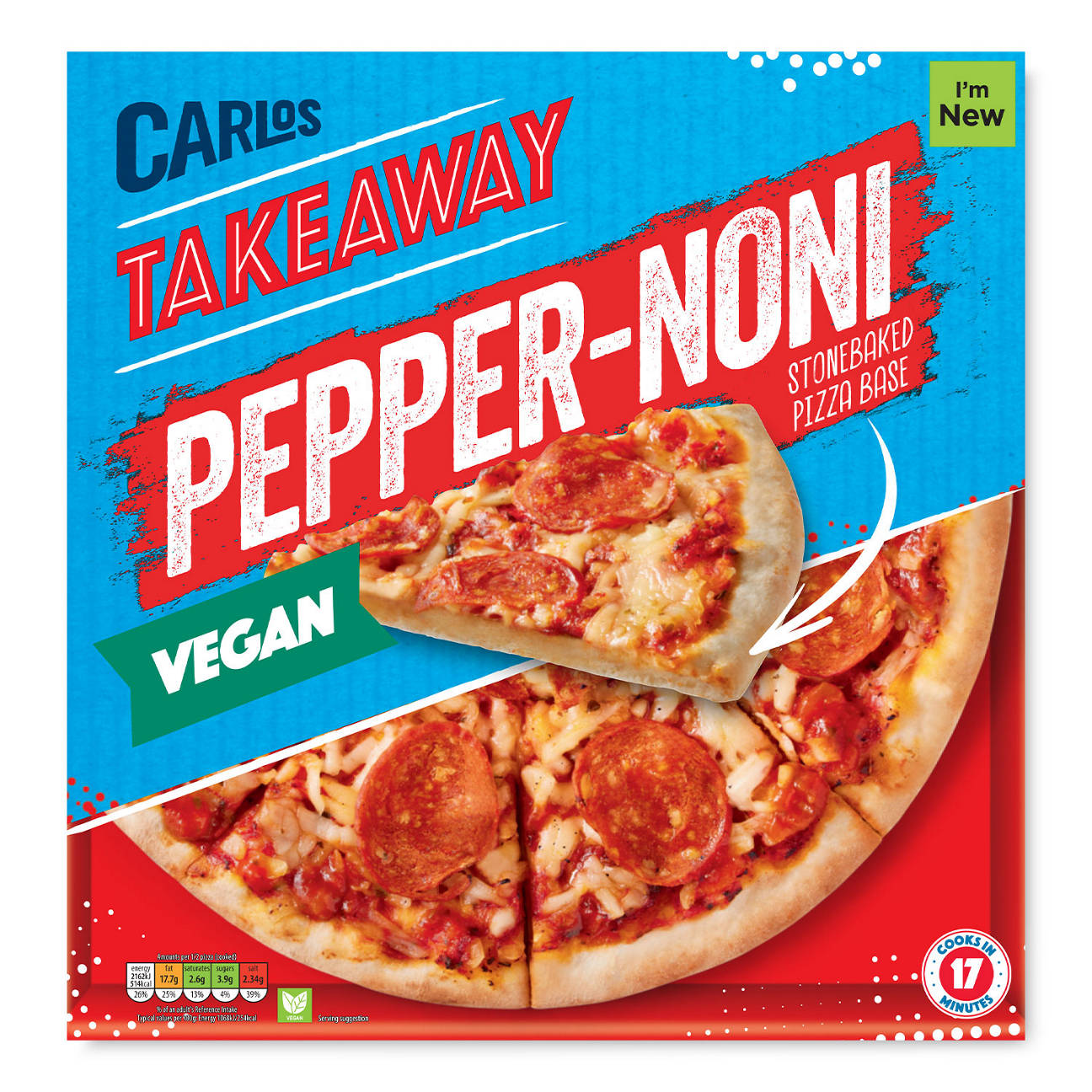 Vegan Pepper-noni Stonebaked Pizza | ALDI UK