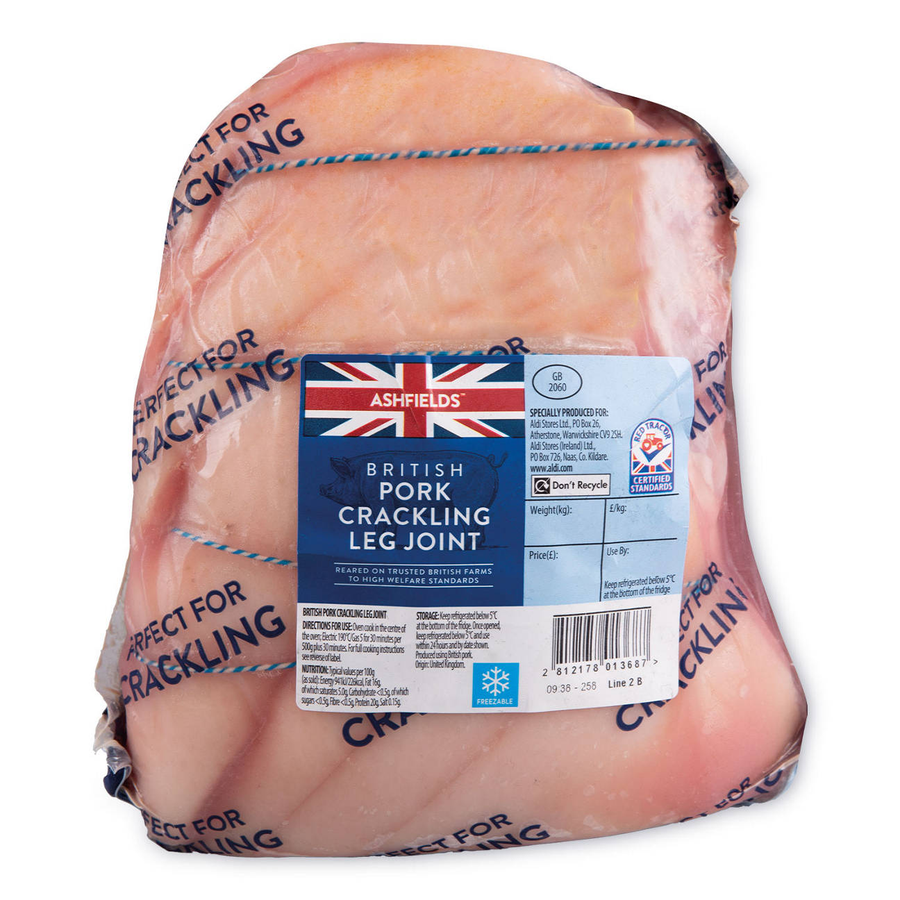British Pork Crackling Leg Joint | ALDI UK