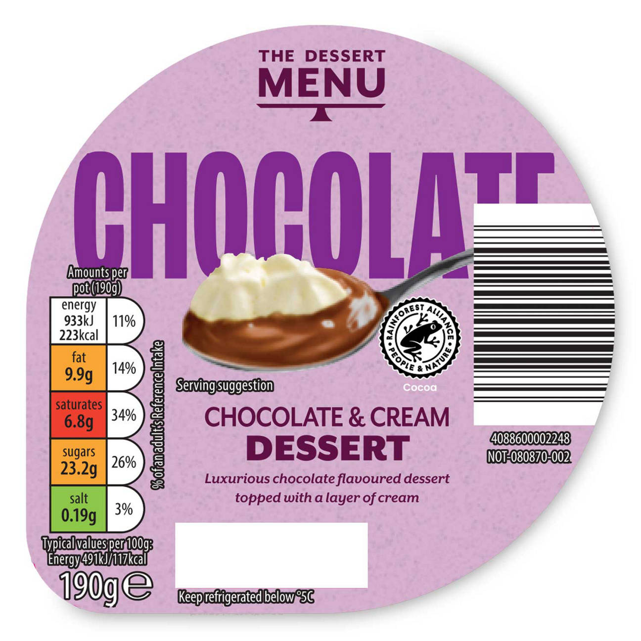 Chocolate & Cream Luxurious Dessert | ALDI UK