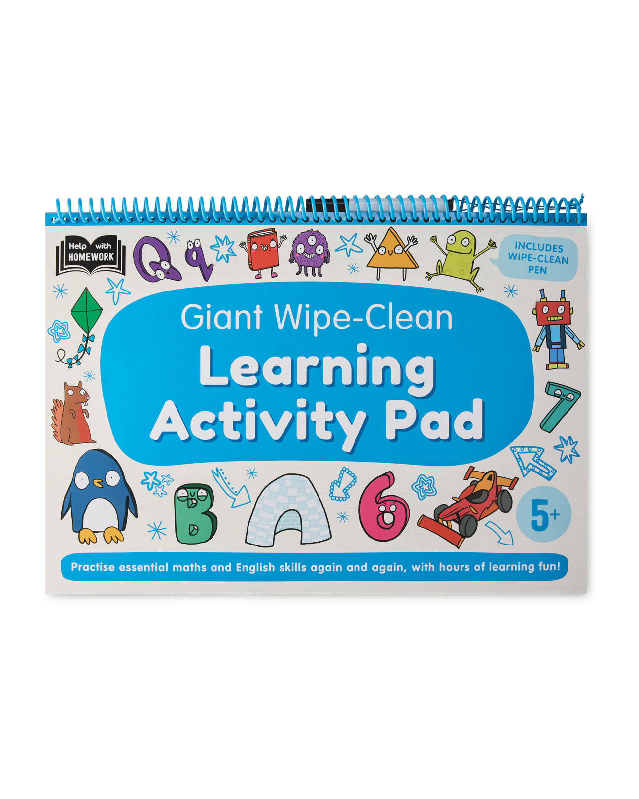 Giant Workbook Wipe Clean | ALDI UK