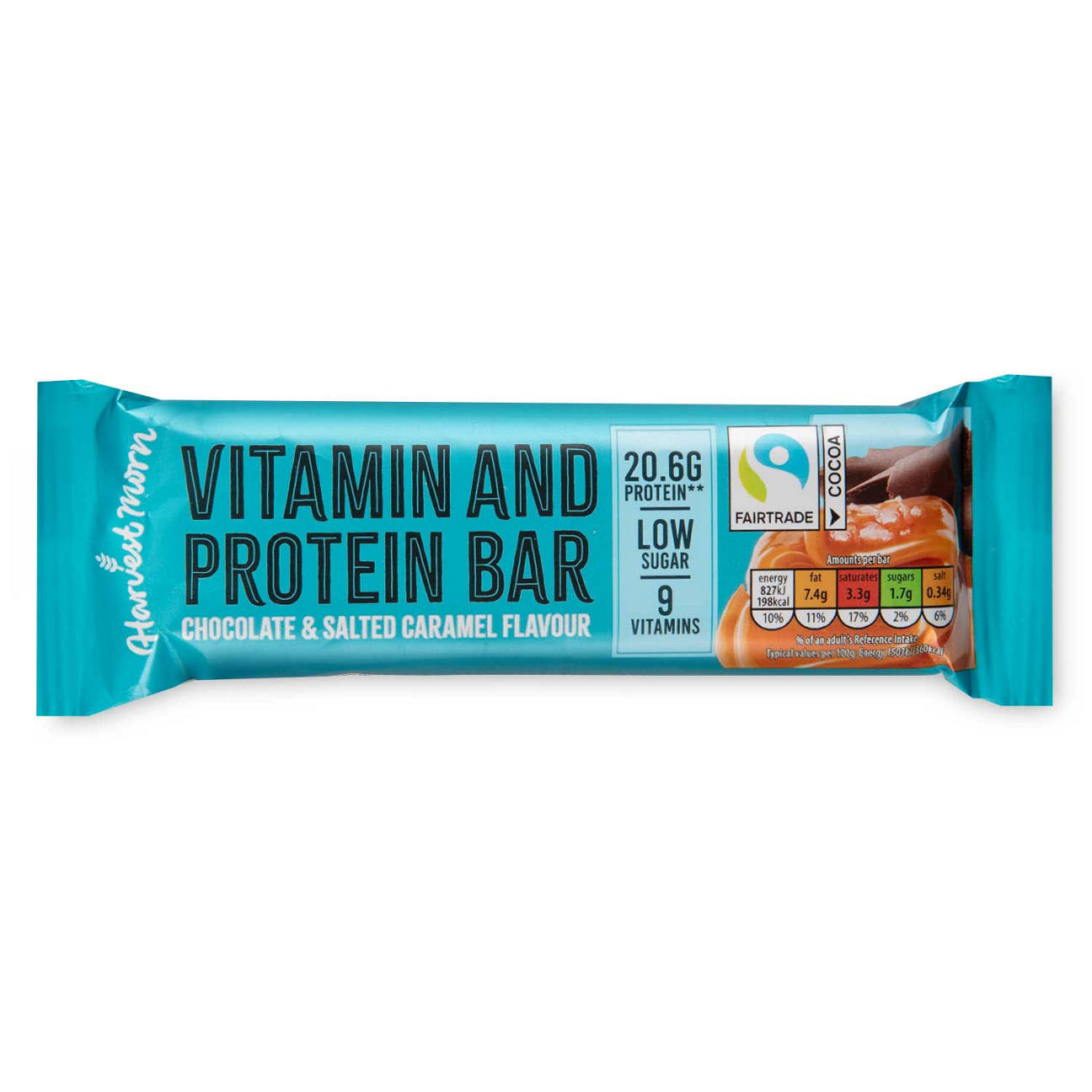 Chocolate & Salted Caramel Flavour Vitamin & Protein Bar | ALDI IE