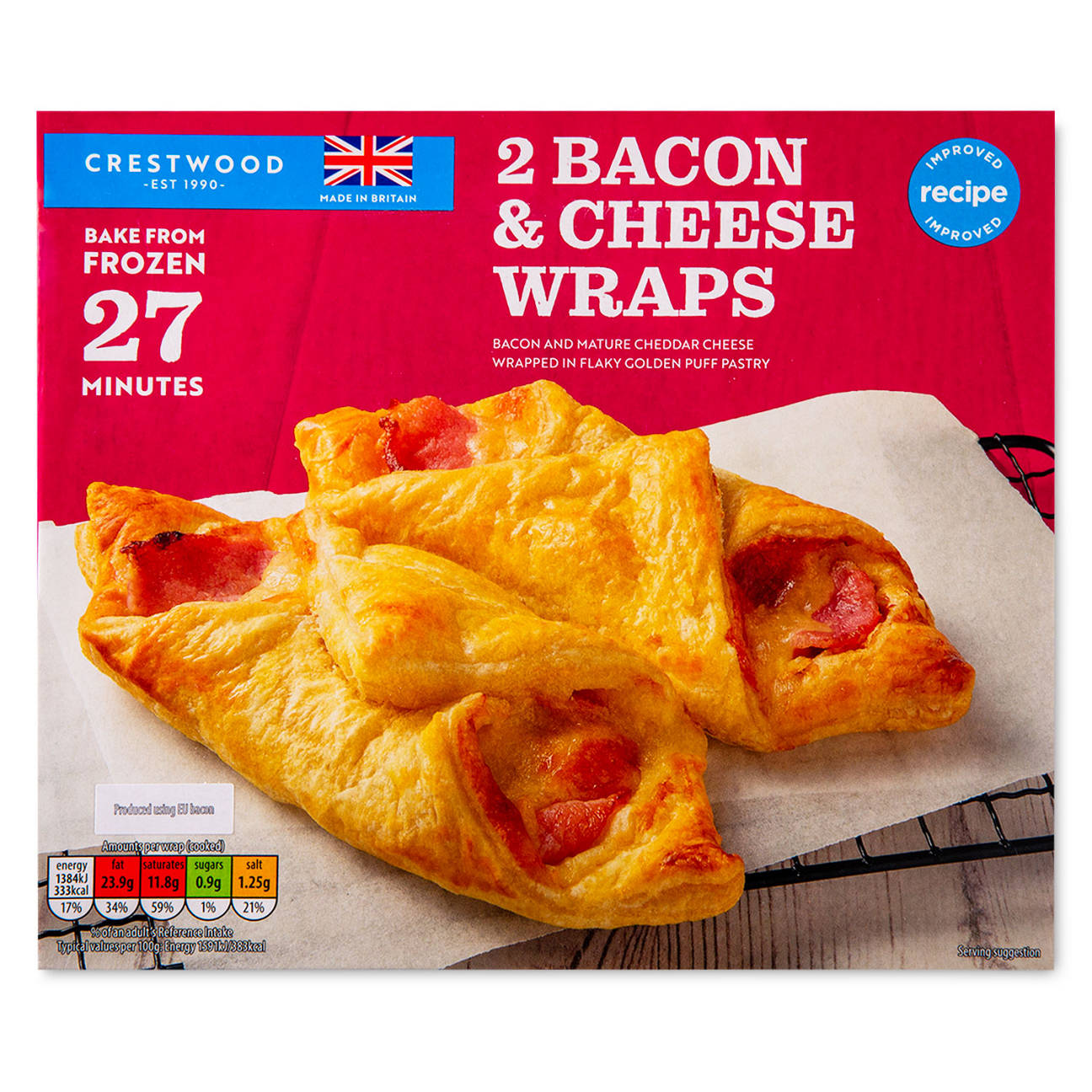 Bacon & Cheese Wraps 2 Pack | ALDI UK