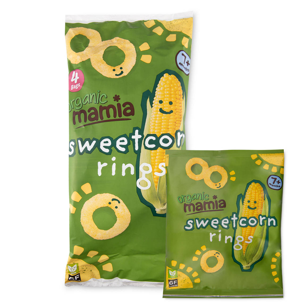 Organic Sweetcorn Rings 4 Pack | ALDI UK