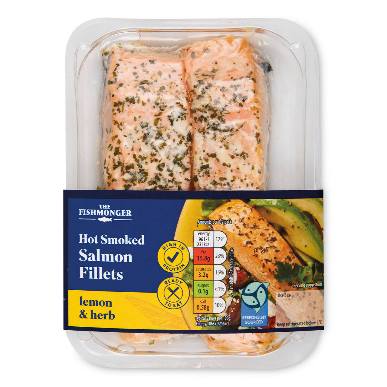 Lemon & Herb Kiln Roasted Salmon Fillets 2 Pack | ALDI UK