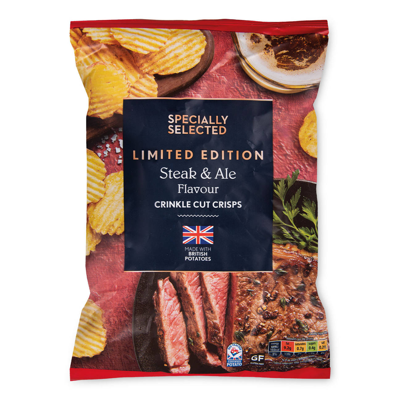 Beef & Ale Crinkle Crisps | ALDI UK