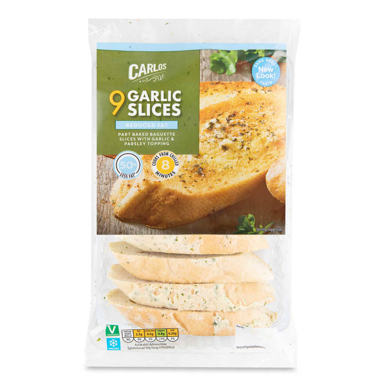 Reduced Fat Garlic Slices 9 Pack | ALDI UK
