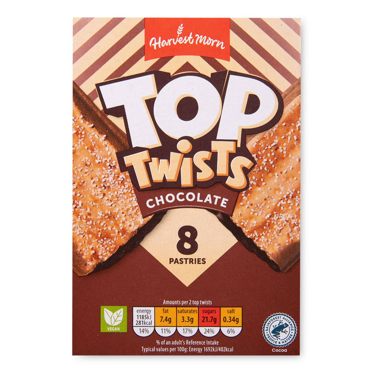 Chocolate Top Twists 4x2 Pack | ALDI UK