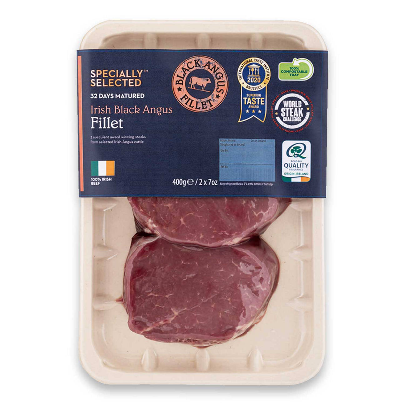 Irish Black Angus Fillet 32 Day Matured 2 Pack | ALDI IE