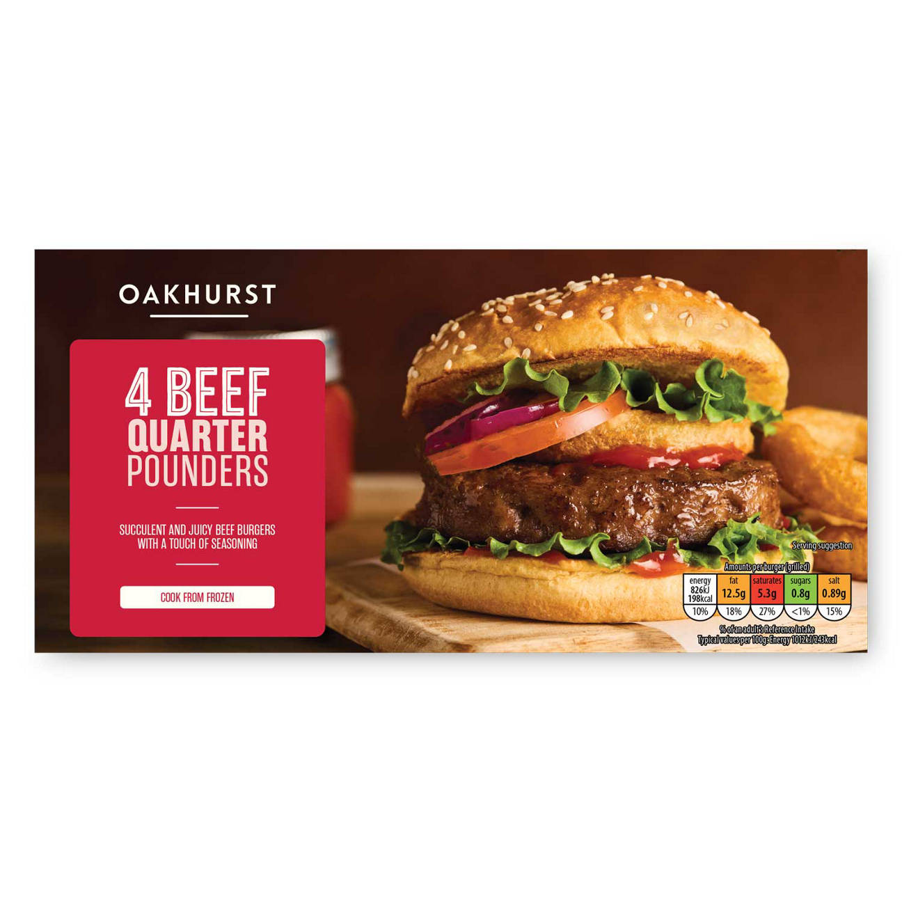 Beef Quarter Pounders 4 Pack | ALDI UK