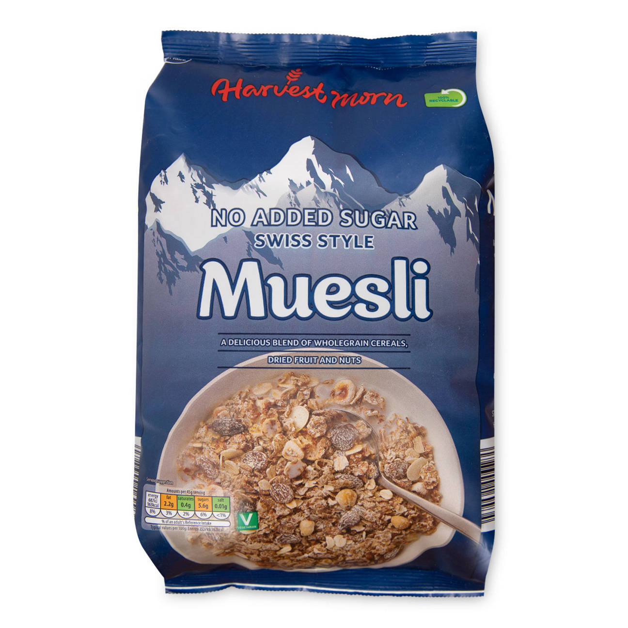 No Added Sugar Swiss Style Muesli | ALDI UK