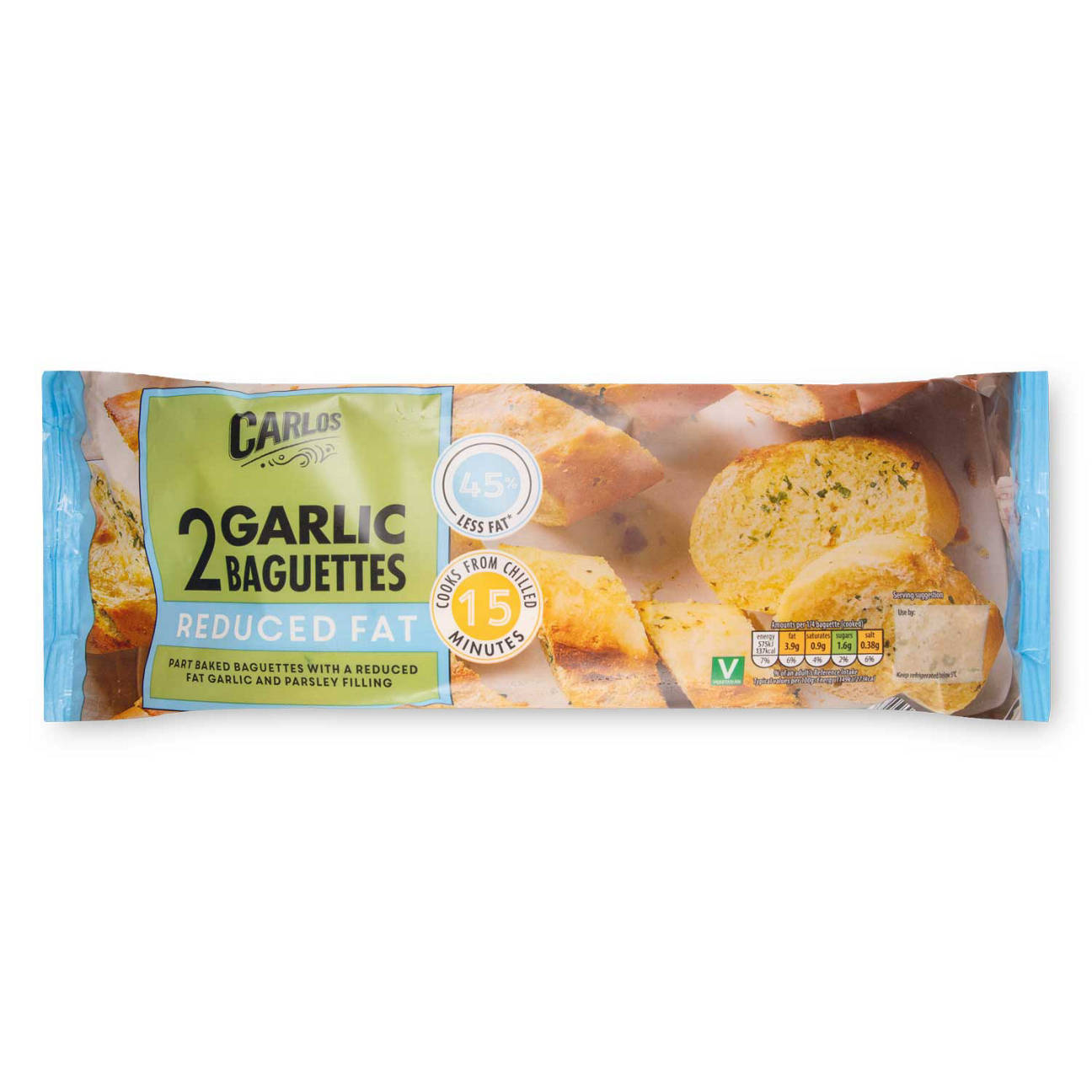 Reduced Fat Garlic Bread Twin Pack | ALDI UK