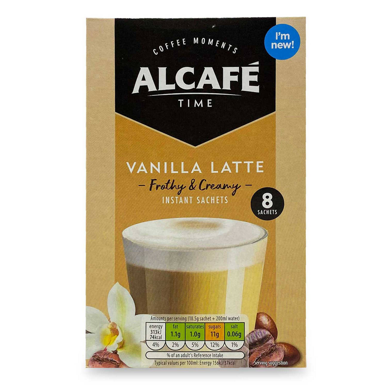 Vanilla Latte Instant Sachets 8 Pack | ALDI IE