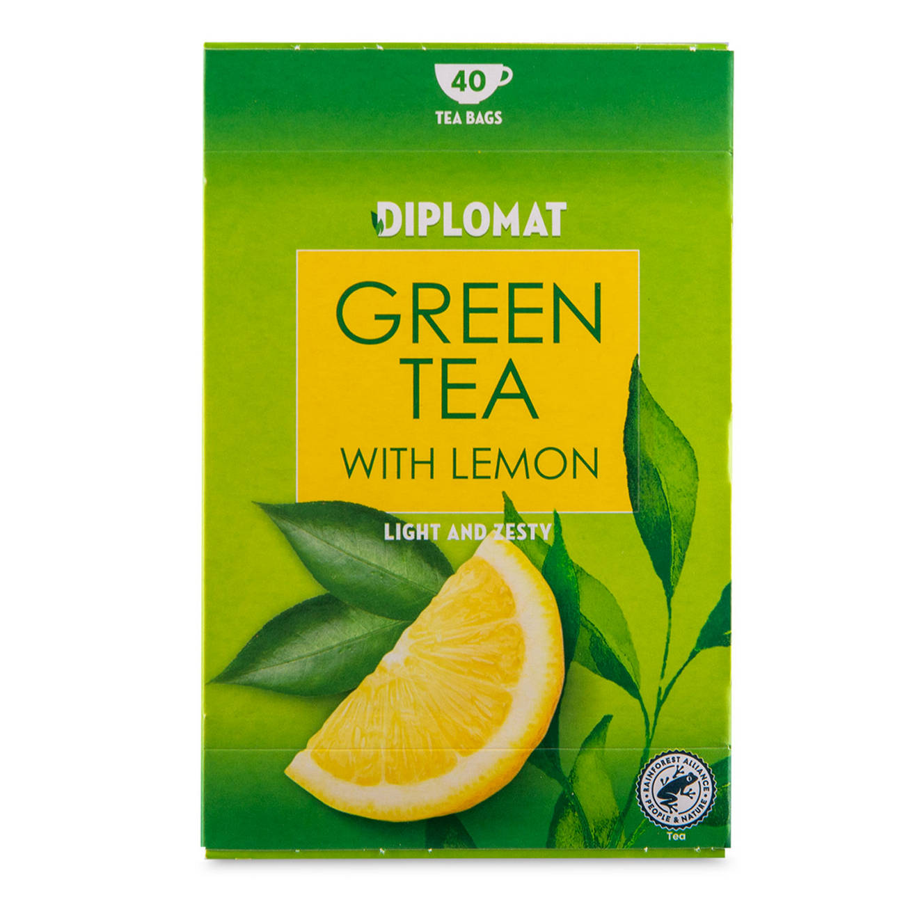 Light & Zesty Green Tea with Lemon 40 Pack | ALDI UK