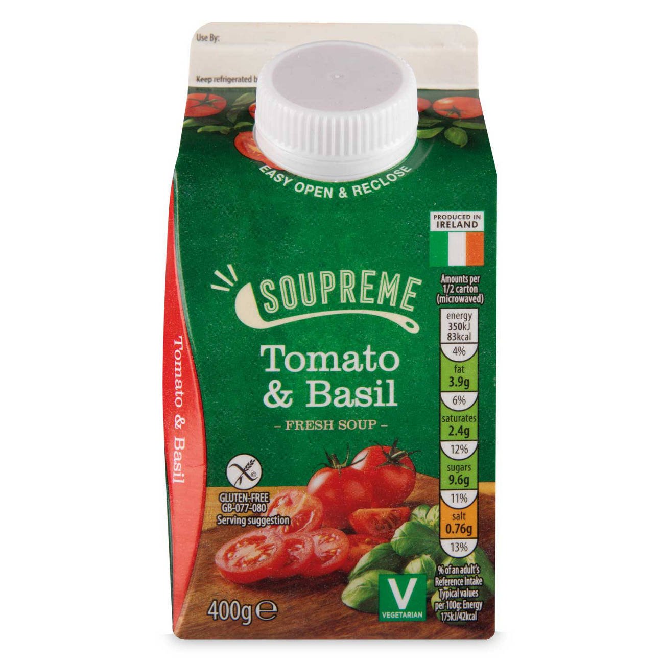 Tomato & Basil Fresh Soup Carton | ALDI IE