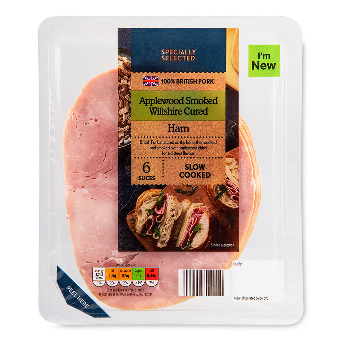 Applewood Smoked Wiltshire Cured Ham 6 Slices | ALDI UK