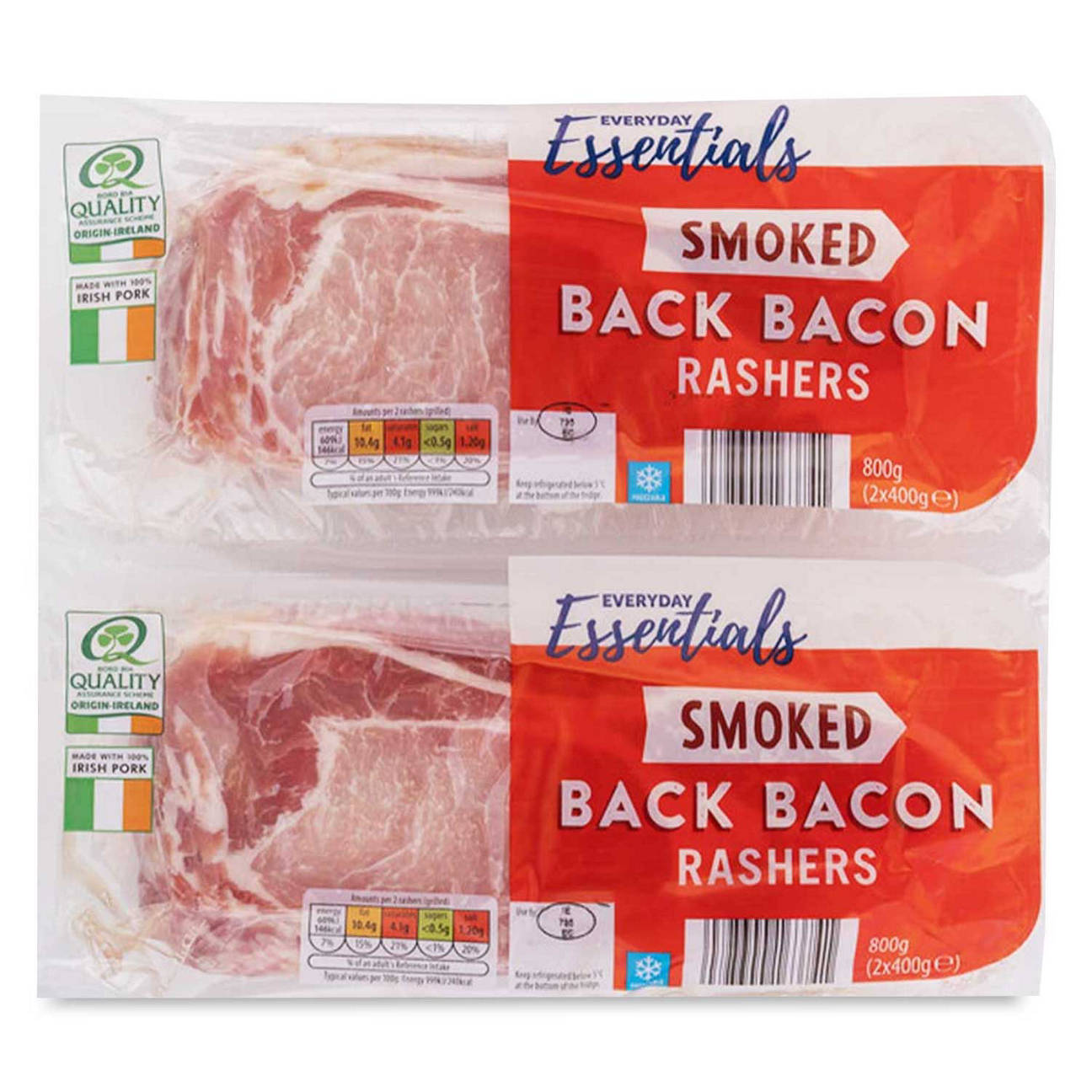 Smoked Back Bacon 2 Pack | ALDI IE