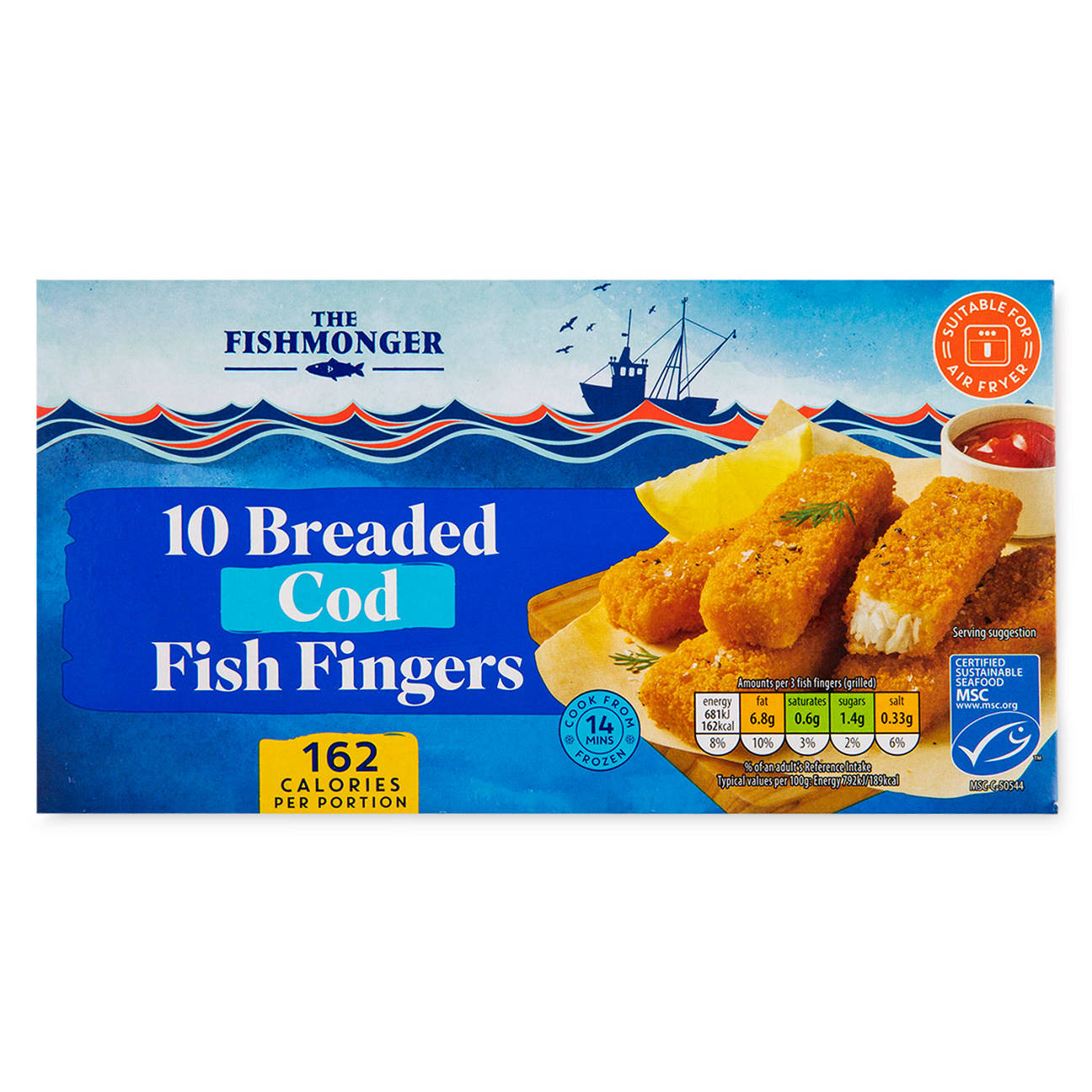 Breaded Cod Fish Fingers 10 Pack | ALDI UK
