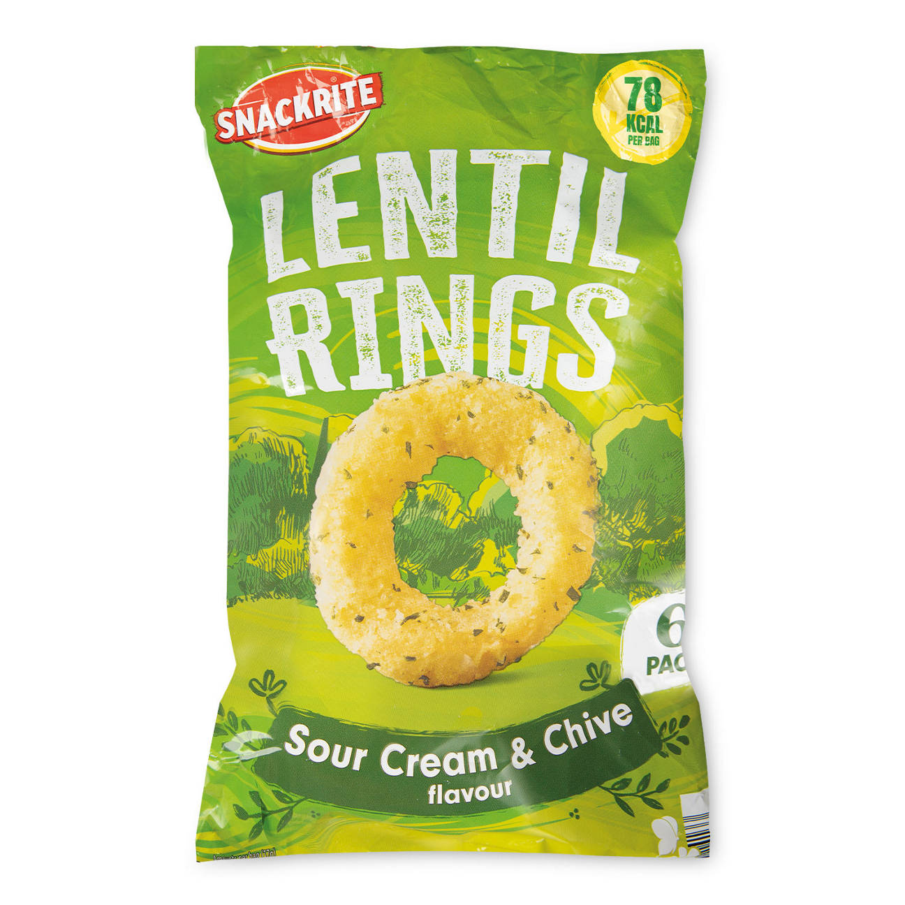 Sour Cream & Chive Flavour Lentil Rings 6 Pack | ALDI UK