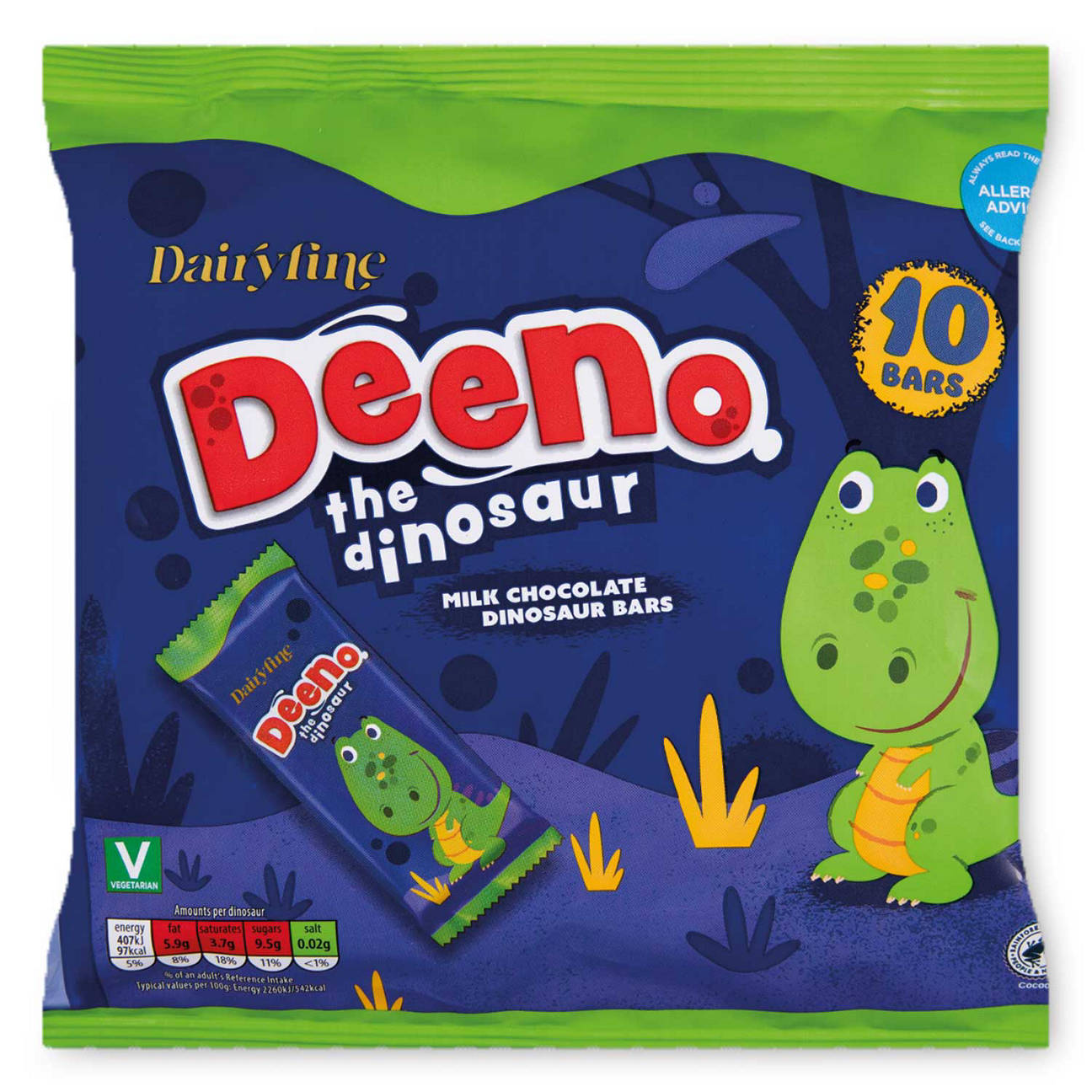 Deeno The Dinosaur Chocolate 10 Pack | ALDI UK