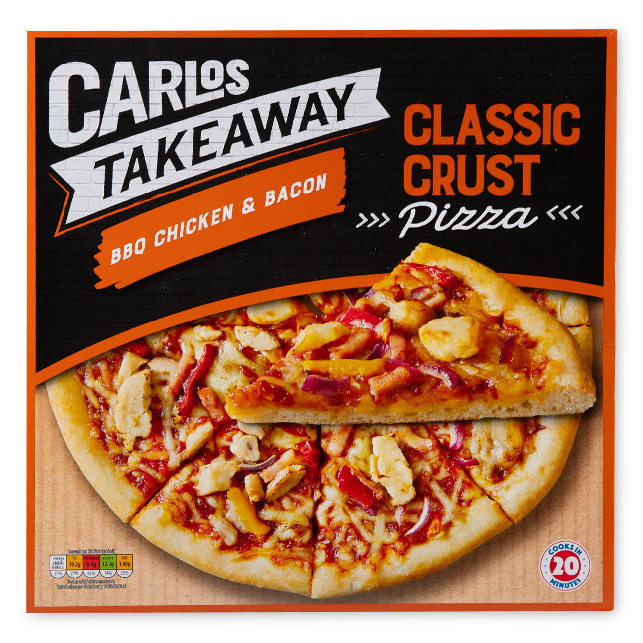 Takeway BBQ Chicken & Bacon Classic Crust Pizza | ALDI IE