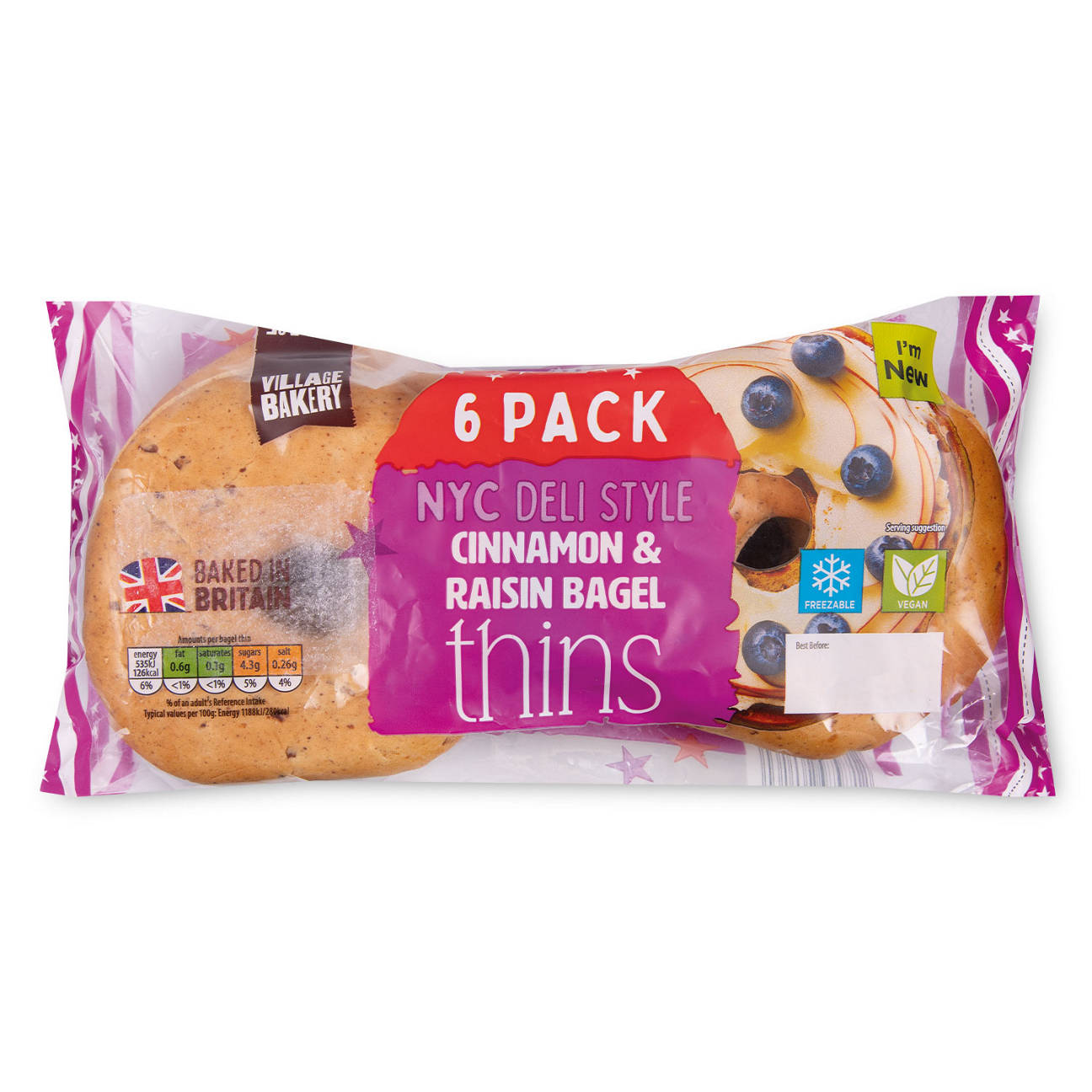 Cinnamon & Raisin Bagel Thins | ALDI UK