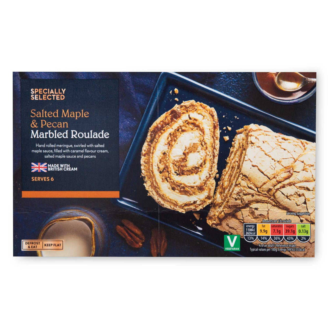 Maple & Pecan Marbled Roulade | ALDI UK