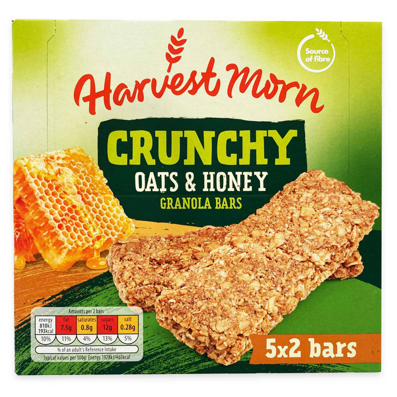 Crunchy Oats & Honey Granola Bars 5 Pack | ALDI UK