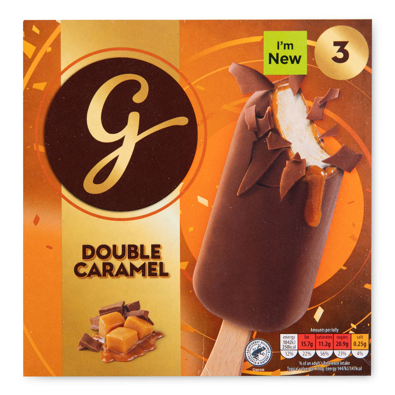 Double Caramel Ice Creams 4 Pack | ALDI UK