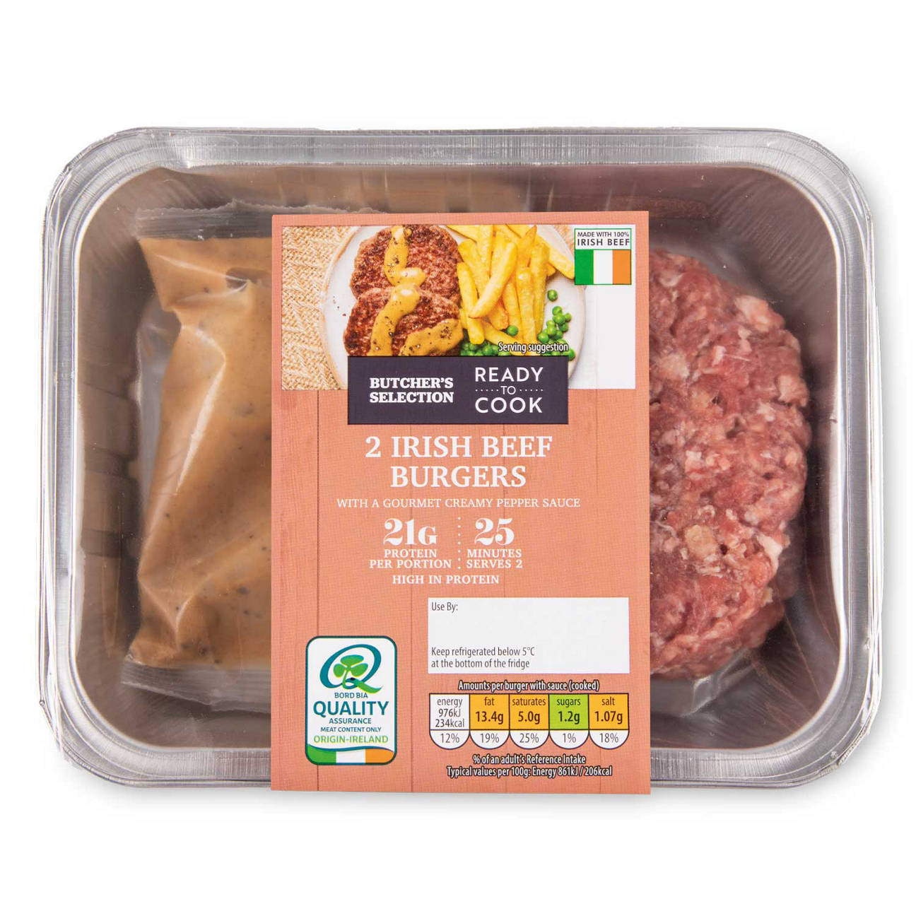 Ready to Cook Beef Burgers in a Pepper Sauce | ALDI IE