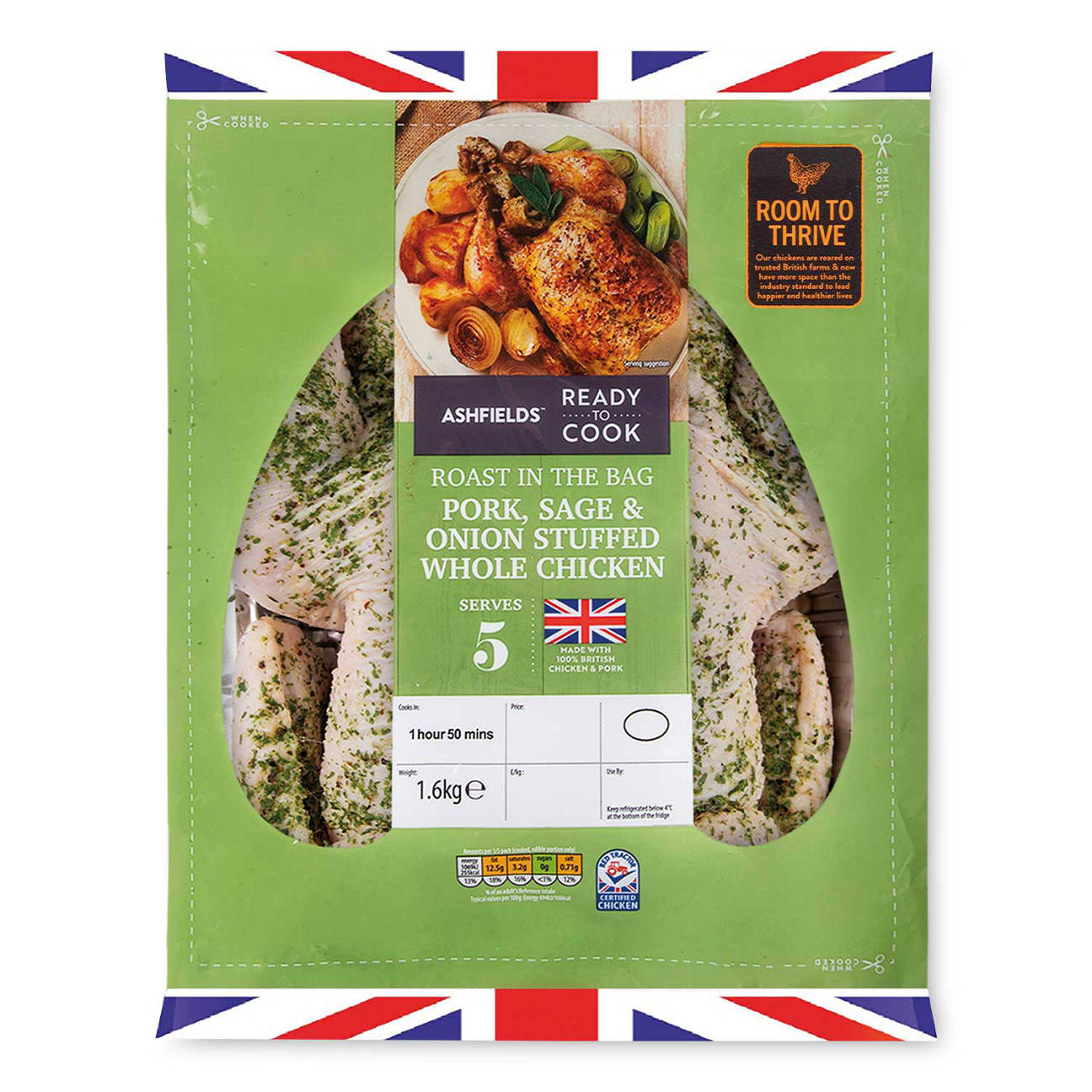 Roast in the Bag Pork, Sage & Onion Stuffed Whole Chicken | ALDI UK