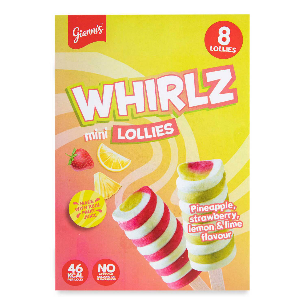 Whirlz Mini Lollies 8 Pack | ALDI IE