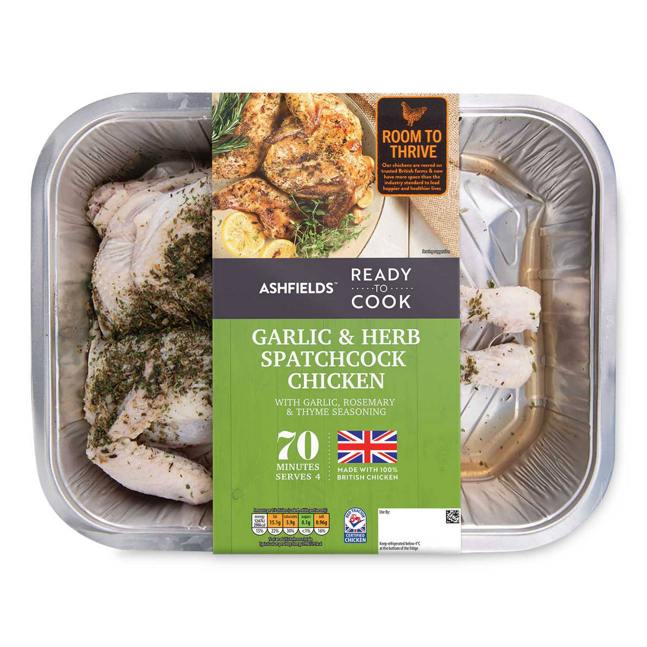 Garlic & Herb Spatchcock Chicken | ALDI UK
