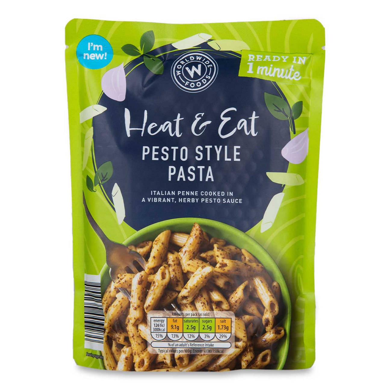 Heat & Eat Pesto Style Pasta Pouch | ALDI UK