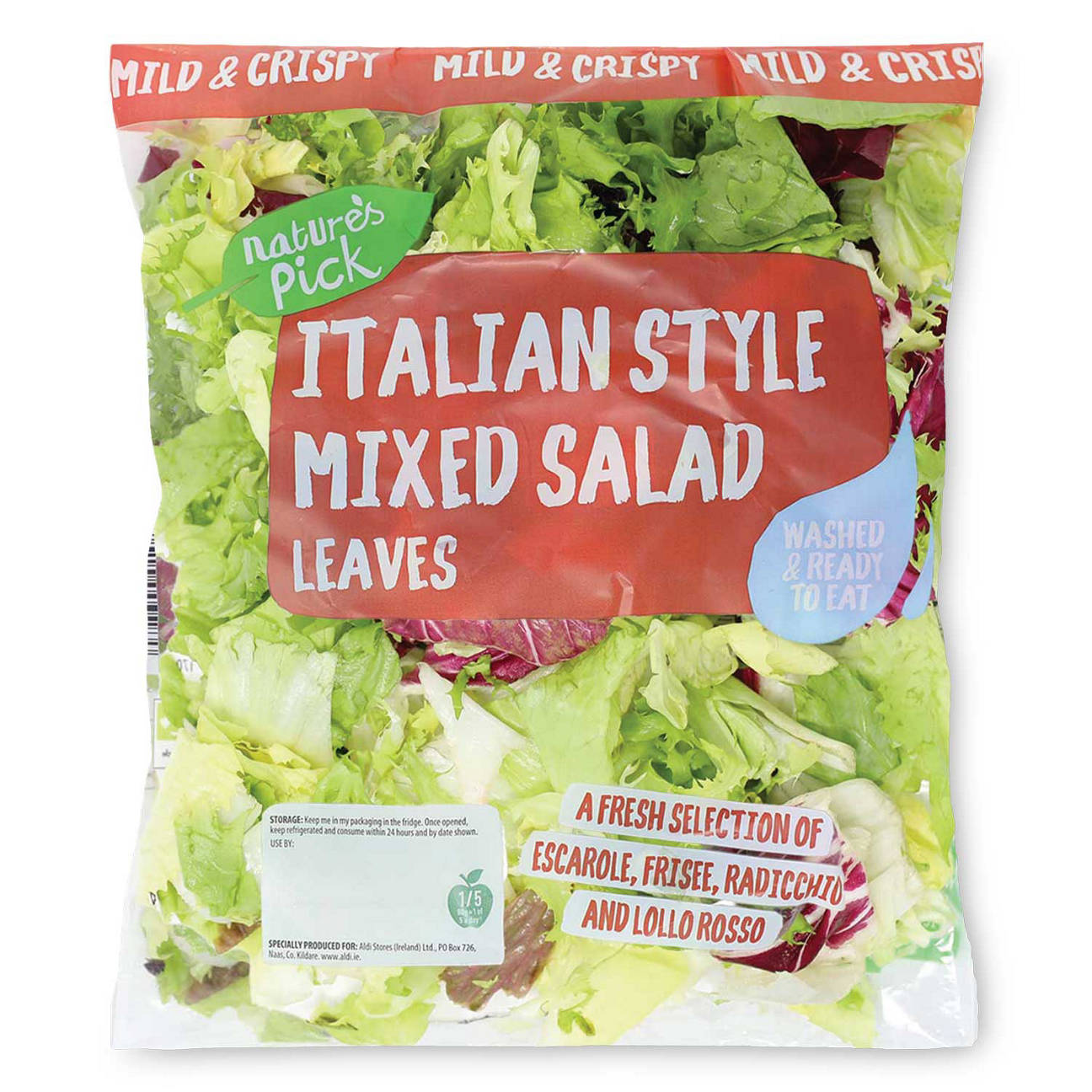 Italian Style Mixed Salad Leaves | ALDI IE