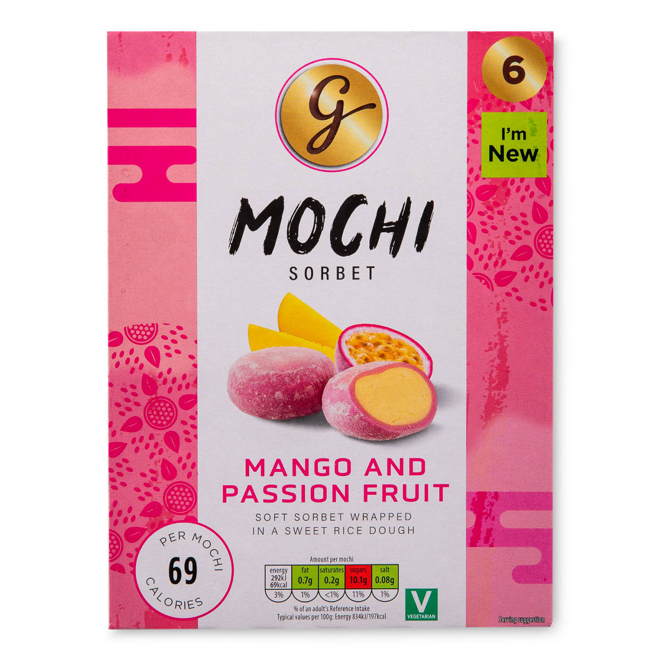 Mango & Passion Fruit Mochi Ice Cream 6 Pack | ALDI UK