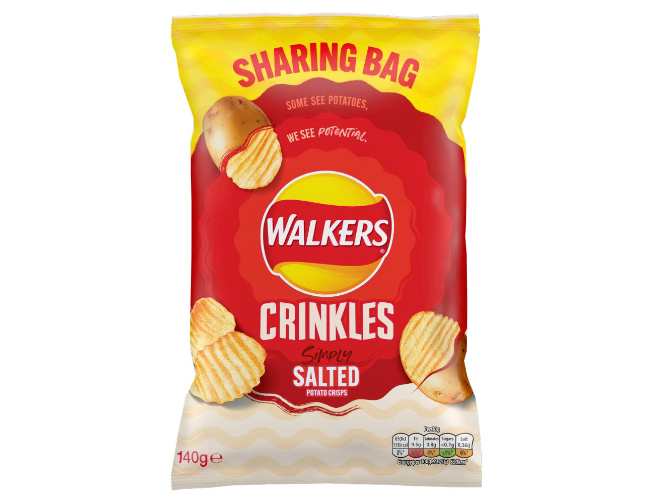 Salted Crinkle Crisps | ALDI UK