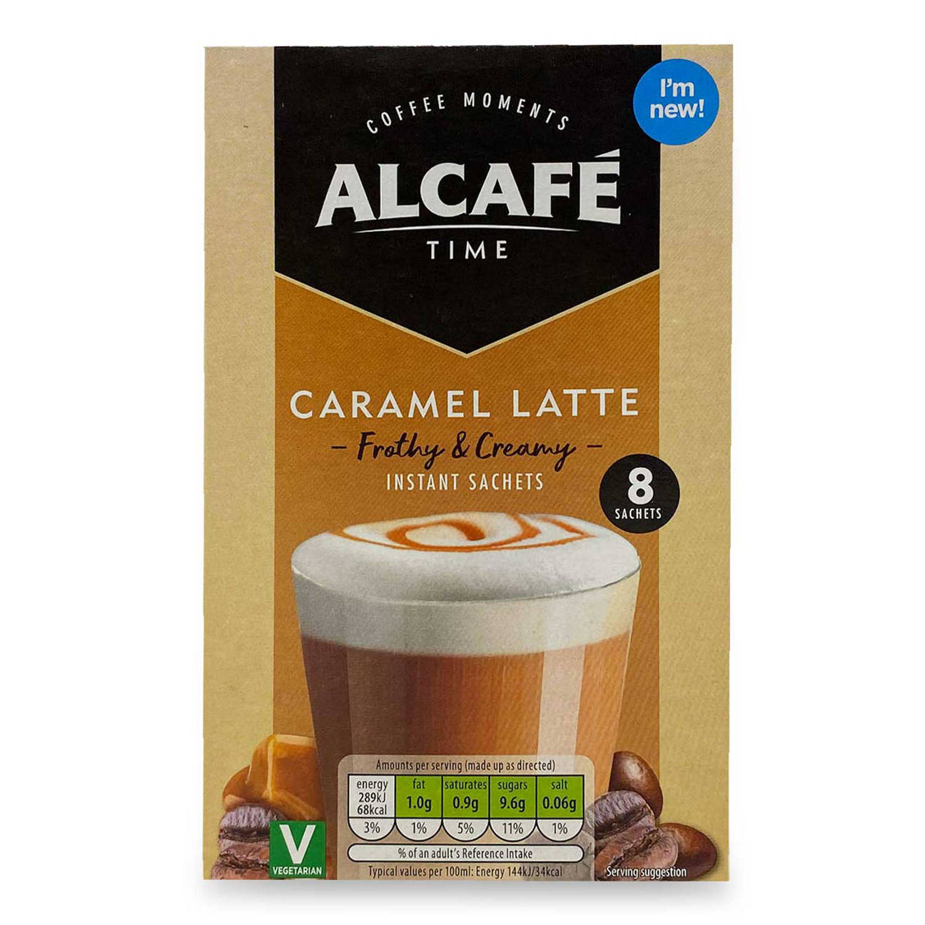 Caramel Latte Instant Sachets 8 Pack | ALDI IE