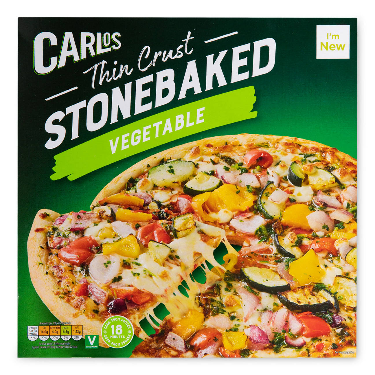 Vegetable Thin Crust Stonebaked Pizza | ALDI UK