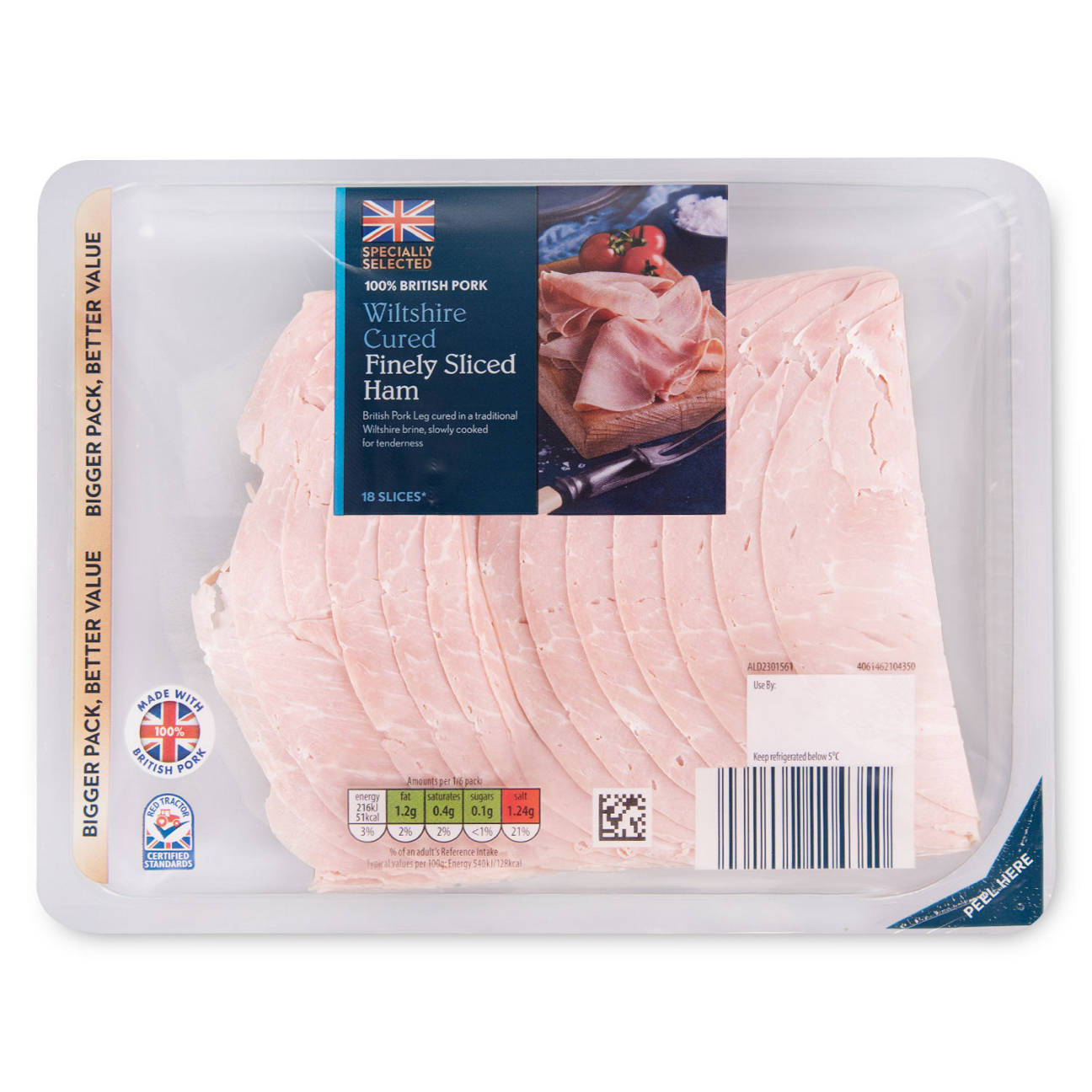 Finely Sliced Wiltshire Ham | ALDI UK
