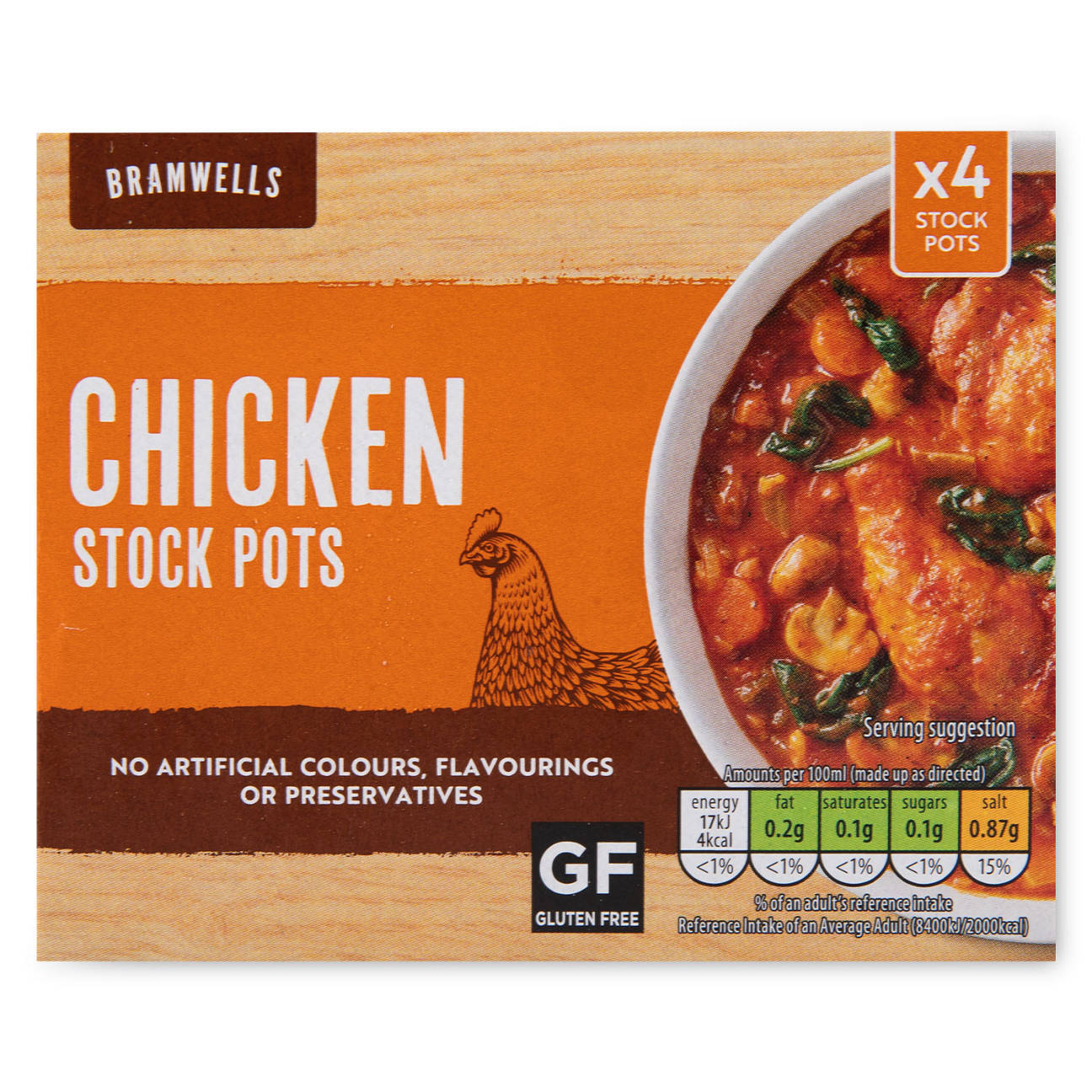 Chicken Stock Pots 4 Pack | ALDI UK