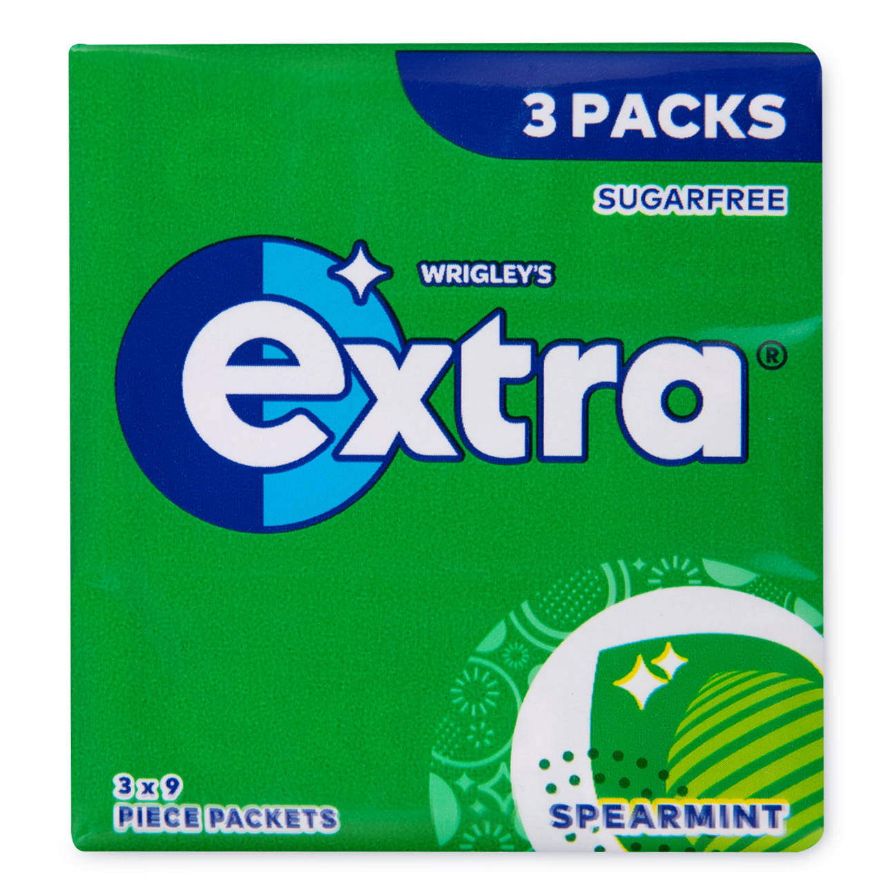 Extra Spearmint Sugarfree Chewing Gum 3 Pack | ALDI UK