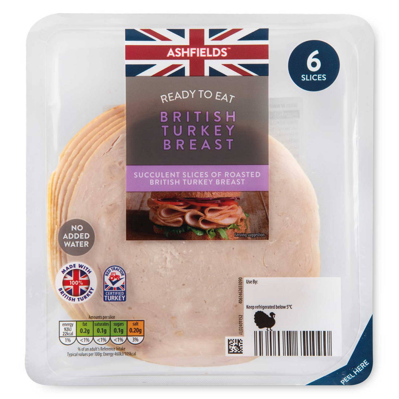 Ready to Eat British Turkey Breast 6 Slices | ALDI UK